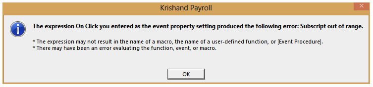 Error The Expression On Click Subscript Out Of Range Print View
